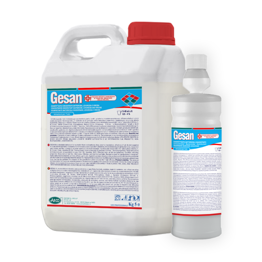 Gesan Disinfectant Biocide With Medical Surgical Presidium AR CO 
